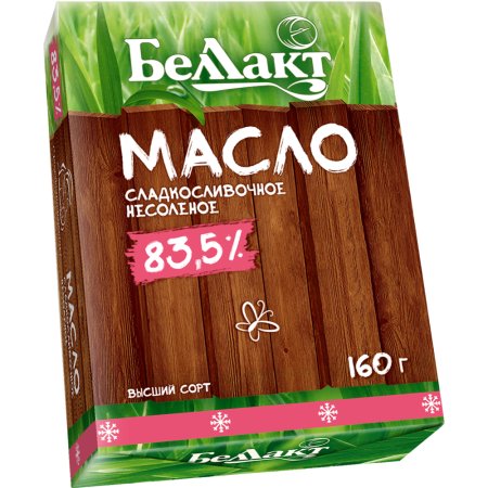 Масло с/сл«БЕЛЛАКТ»(несол,83.5%)160г - Каталог товаров